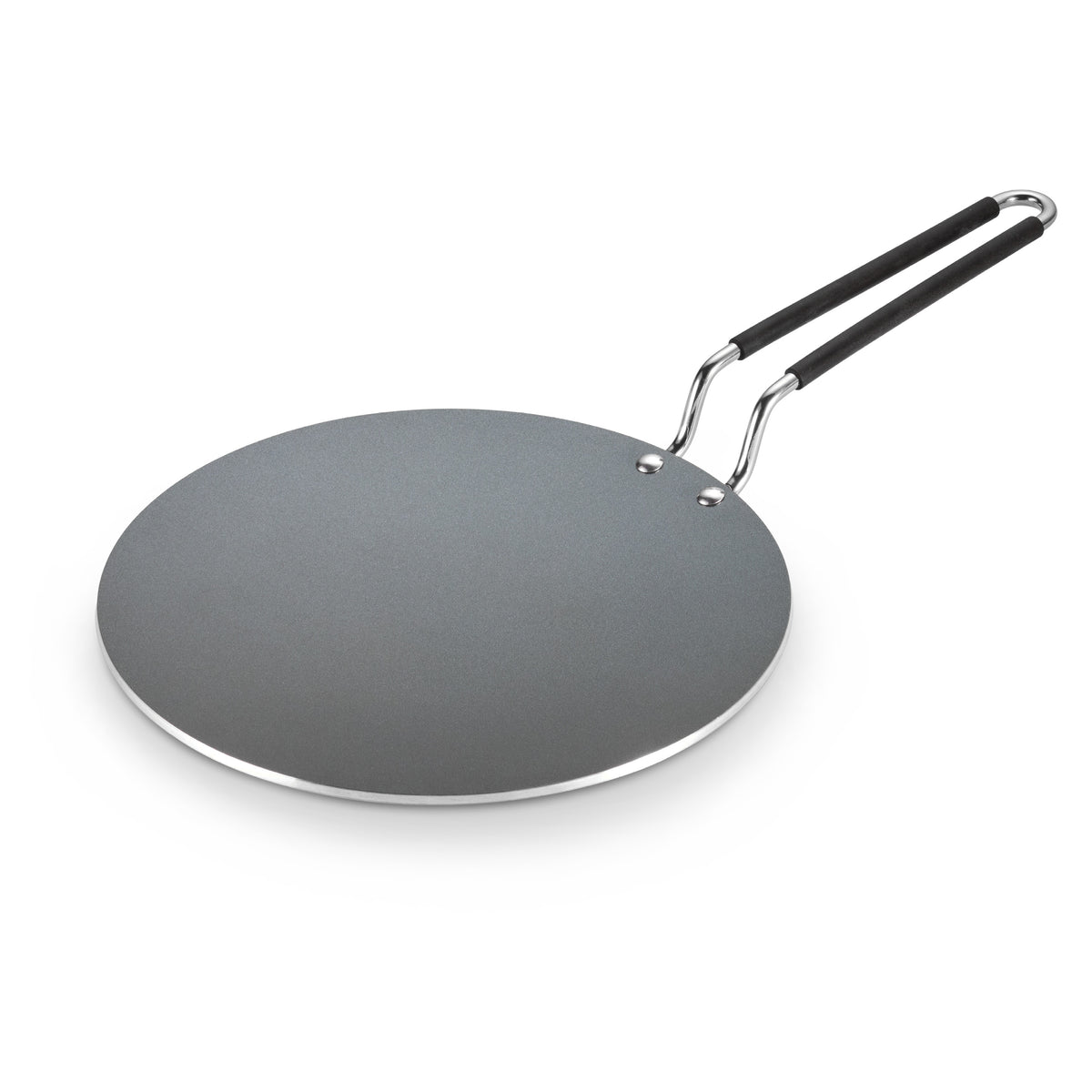 Utsava 10.5 Inch Tri-Ply Clad Stainless Steel Ceramic Nonstick Concave ...